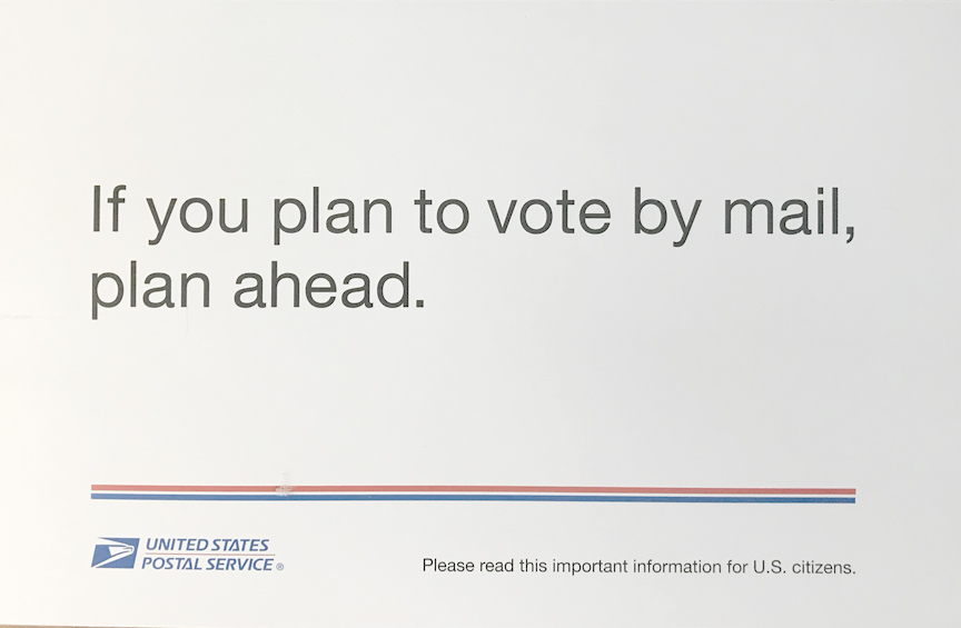 USPS Mail-In Ballot Instructions – Welcome to the World of Fritz von Coelln